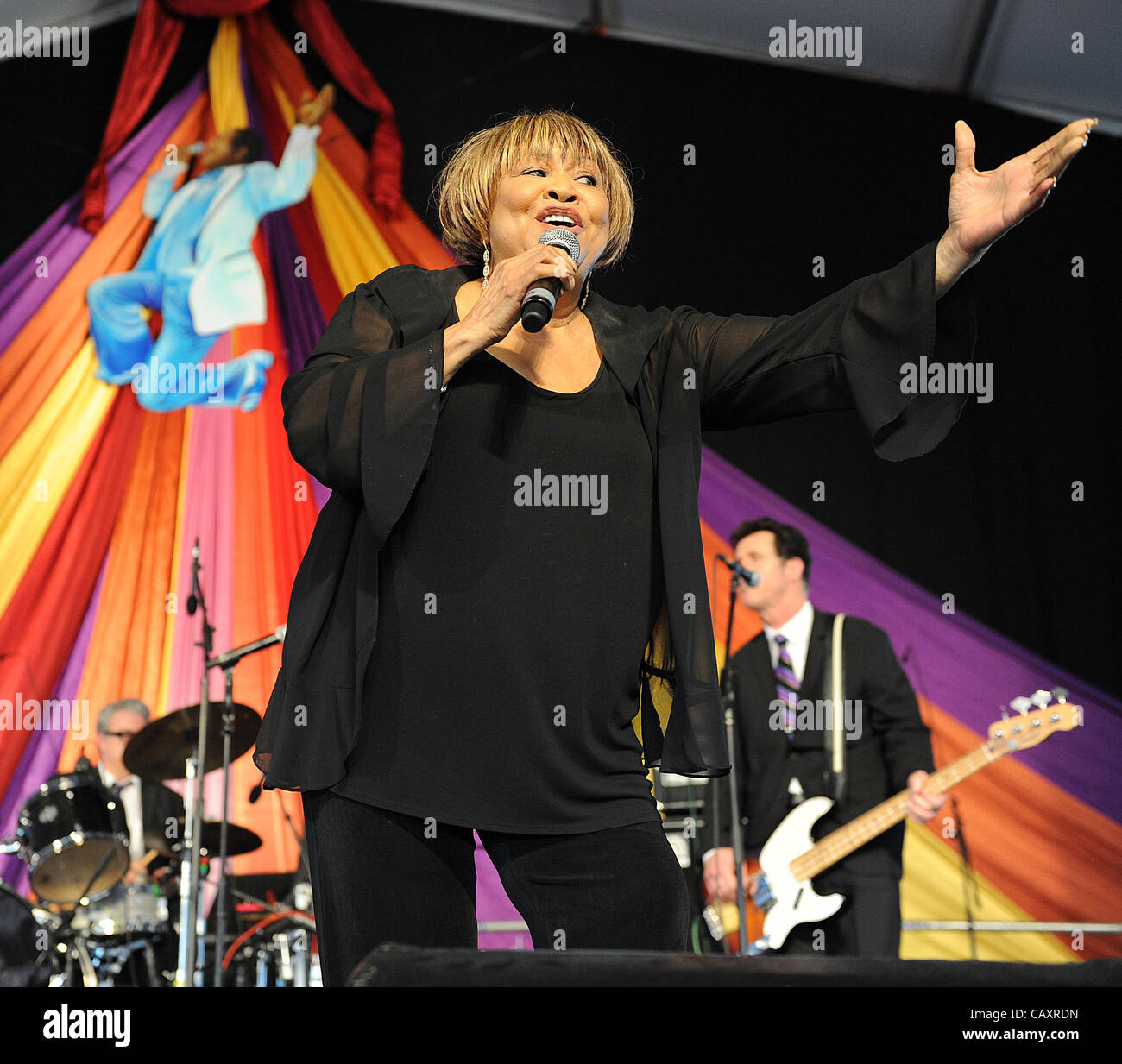 May 4, 2012 - New Orleans, Louisiana; USA - Singer MAVIS STAPLES ...