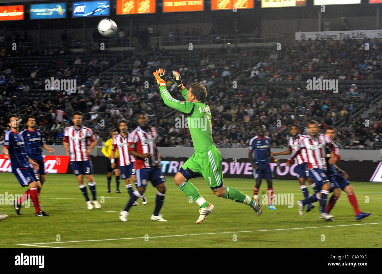 May 5, 2012 - Carson, California, U.S. - MLS Soccer- Chivas USA goal ...