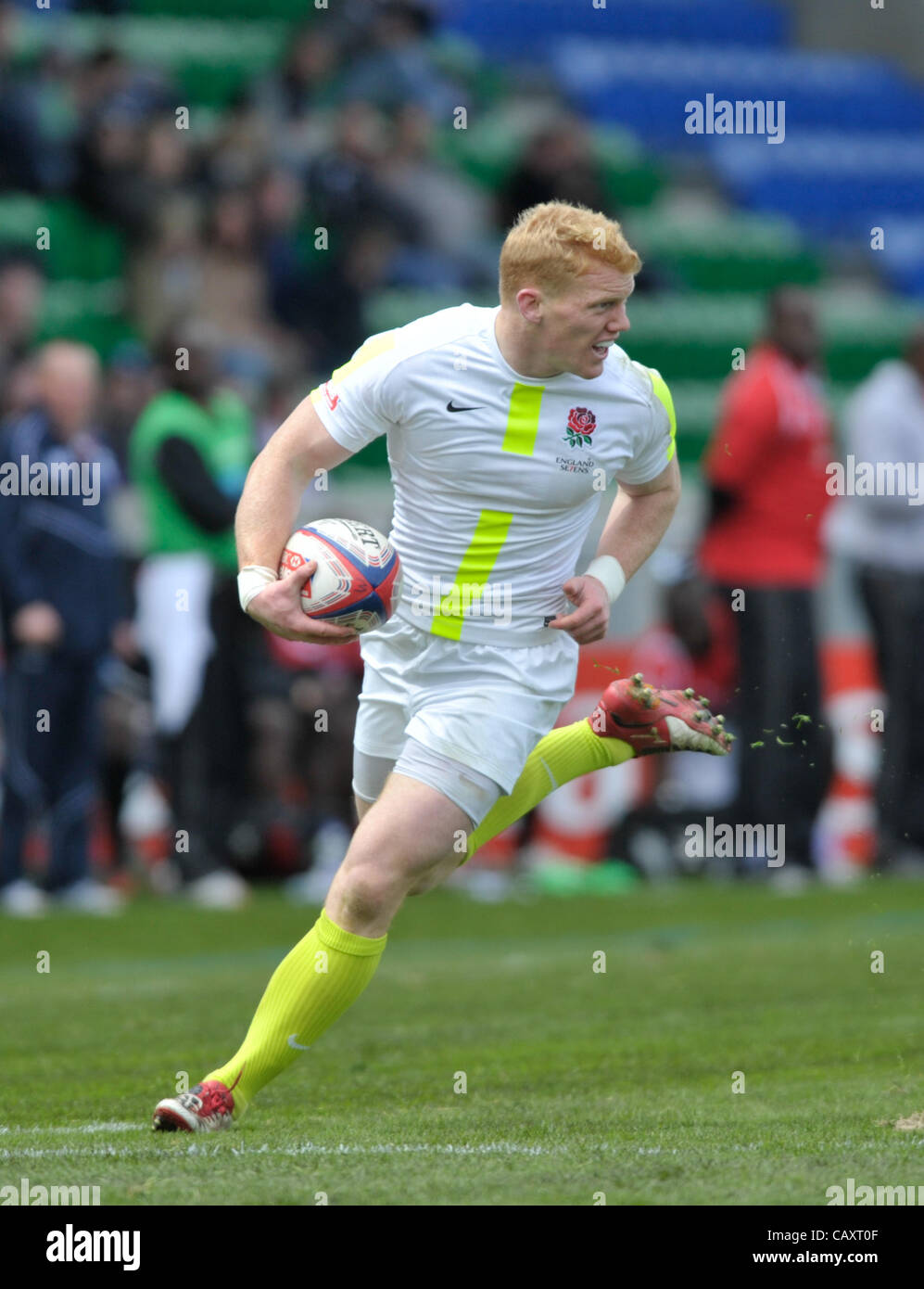 05.05.2012 Glasgow, Scotland. HSBC Sevens World Series. John Brake in ...