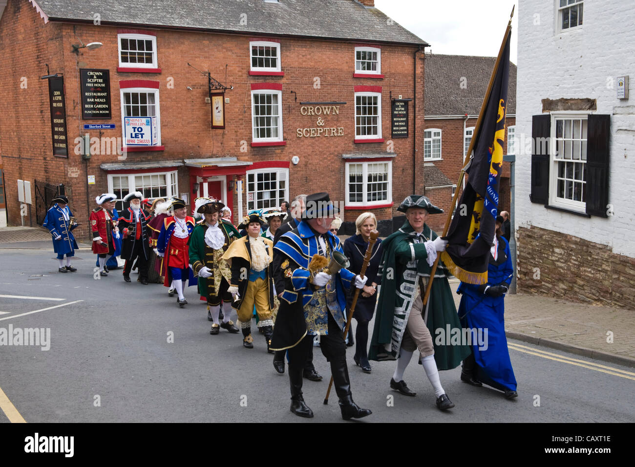 Parade around the town to start the Bromyard International Town Criers ...