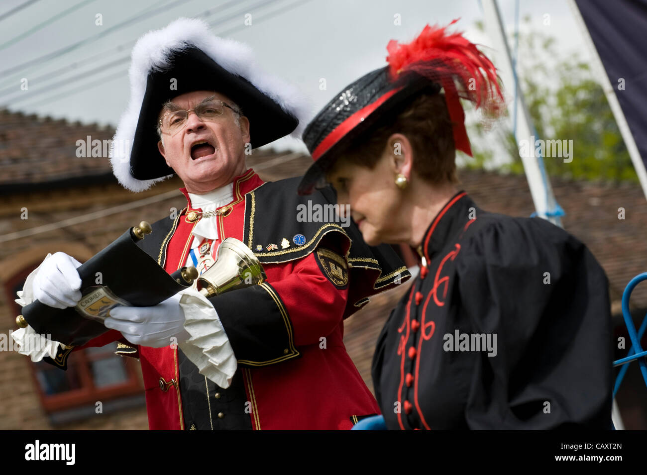 Jason Bell of Cromer competing in Bromyard International Town Criers ...