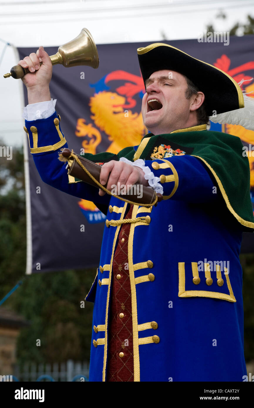 Mark Wylie of Calne competing in the Bromyard International Town Criers ...
