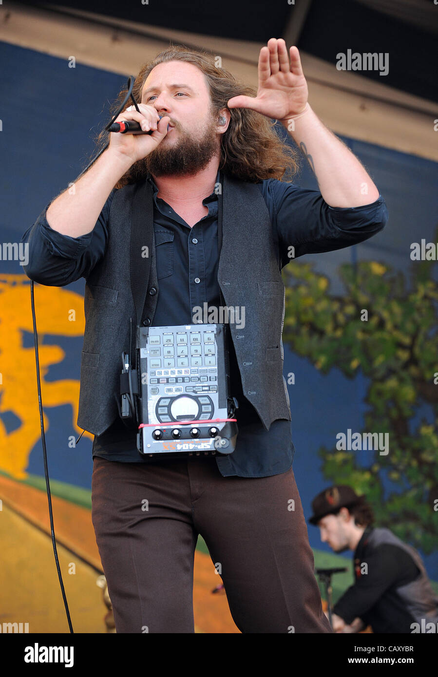 May 5, 2012 - New Orleans, Louisiana; USA - Musician JIM JAMES of the ...
