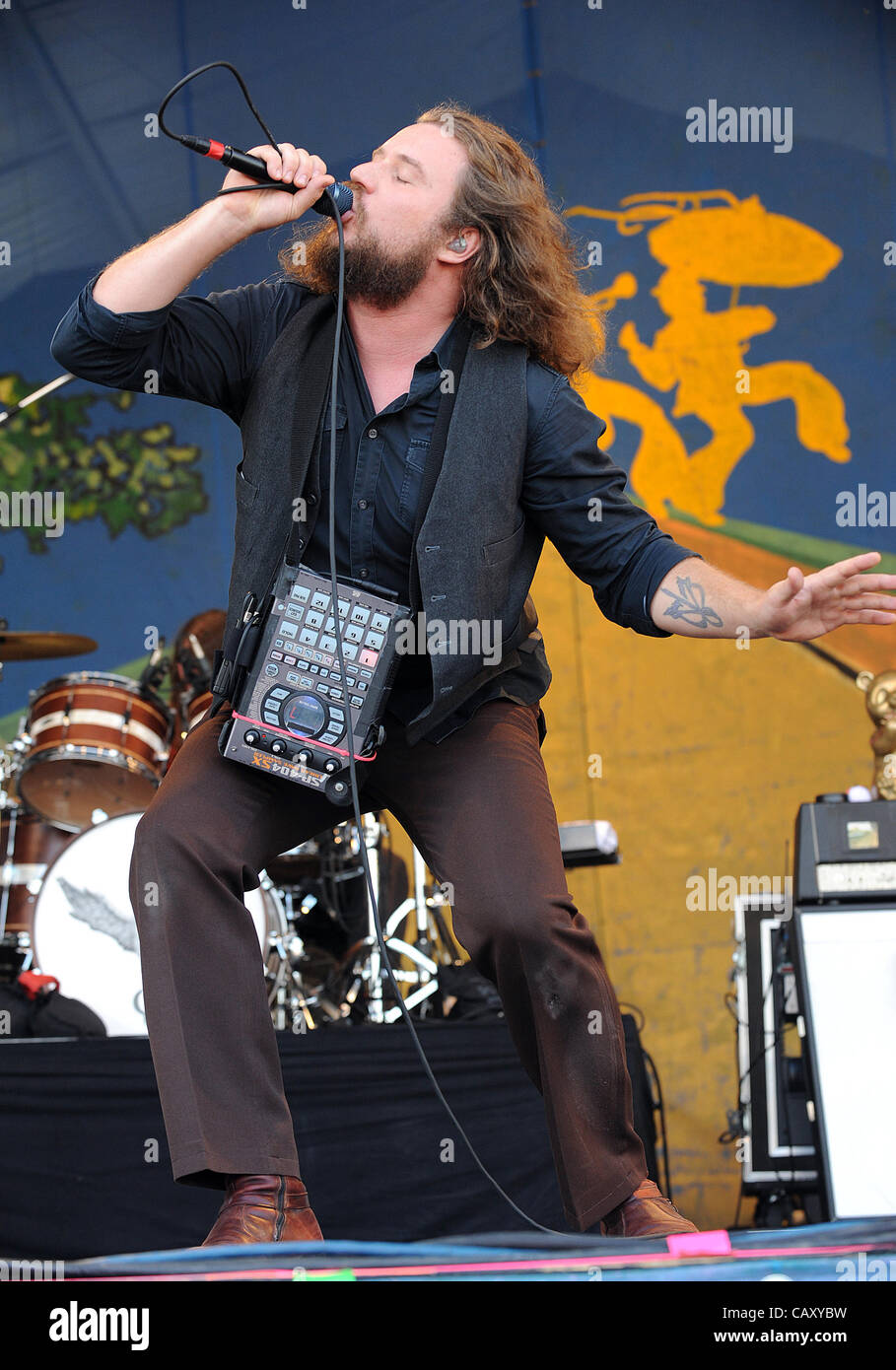 May 5, 2012 - New Orleans, Louisiana; USA - Musician JIM JAMES of the ...