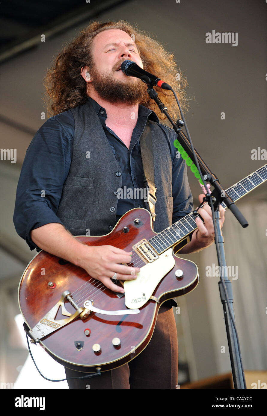 May 5, 2012 - New Orleans, Louisiana; USA - Musician JIM JAMES of the ...