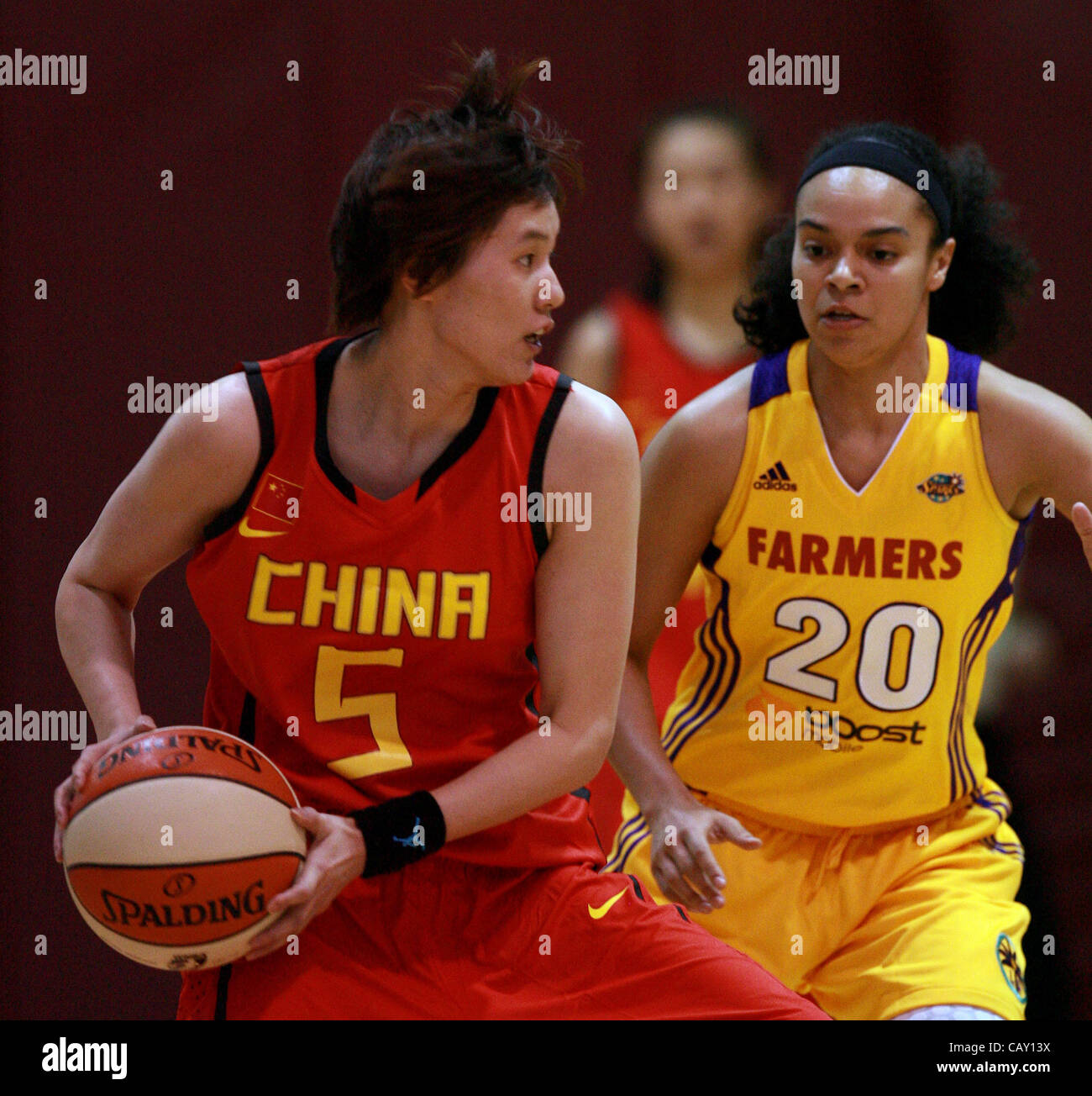 May 5, 2012 - Los Angeles, California, U.S. - China National Team's Li ...