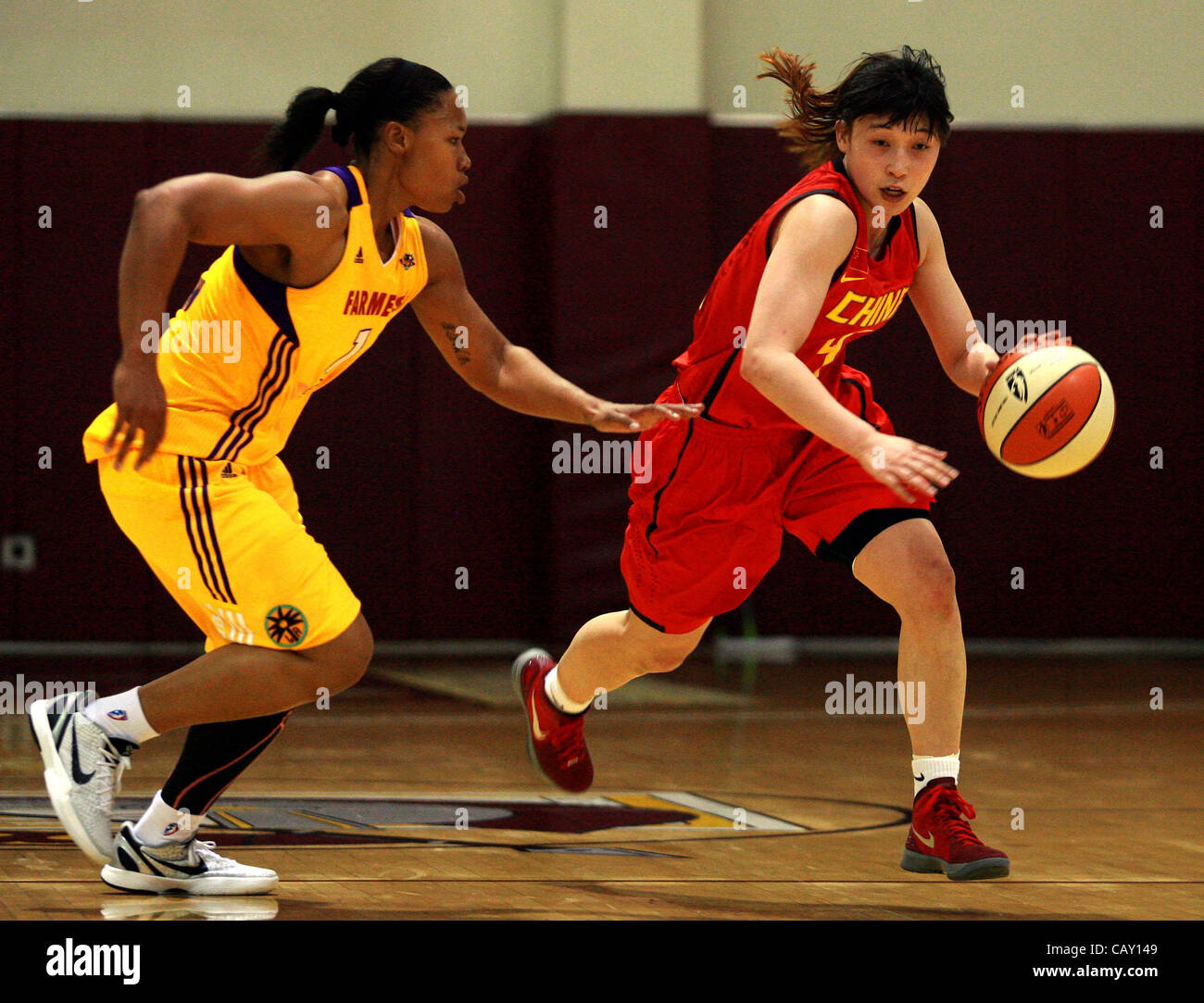 May 5, 2012 - Los Angeles, California, U.S. - China National Team's ...