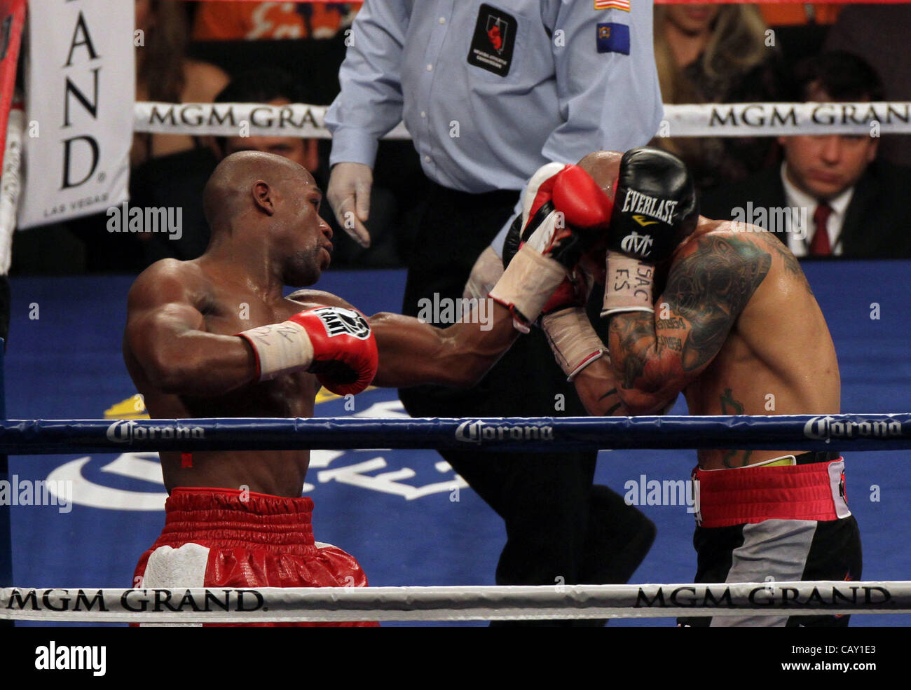 Over 16,000 fans were in attendance at the MGM Grand Garden Arena in ...