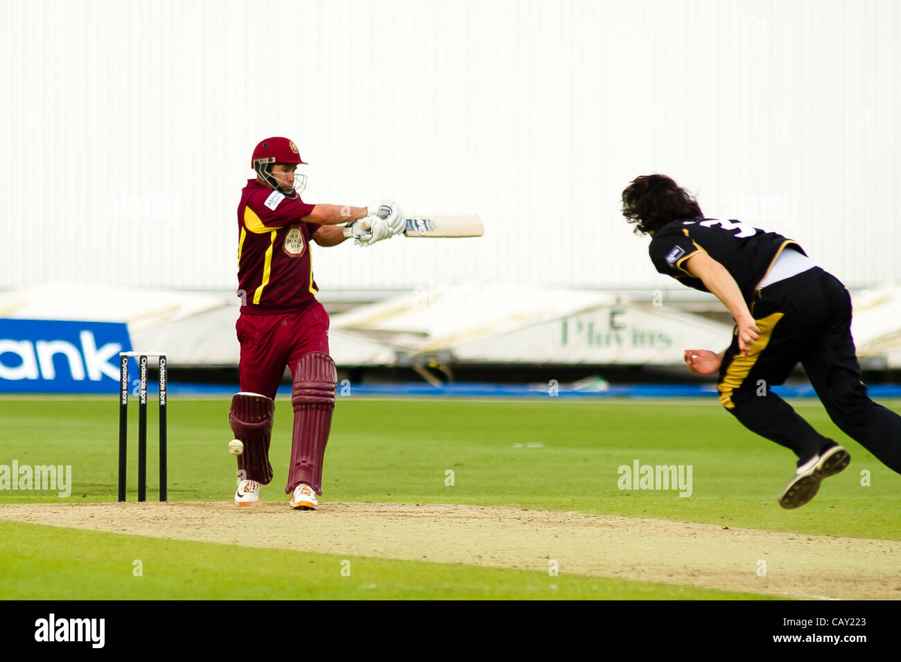 02.06.2012 Birmingham, England. Warwickshire Bears v Northampton ...