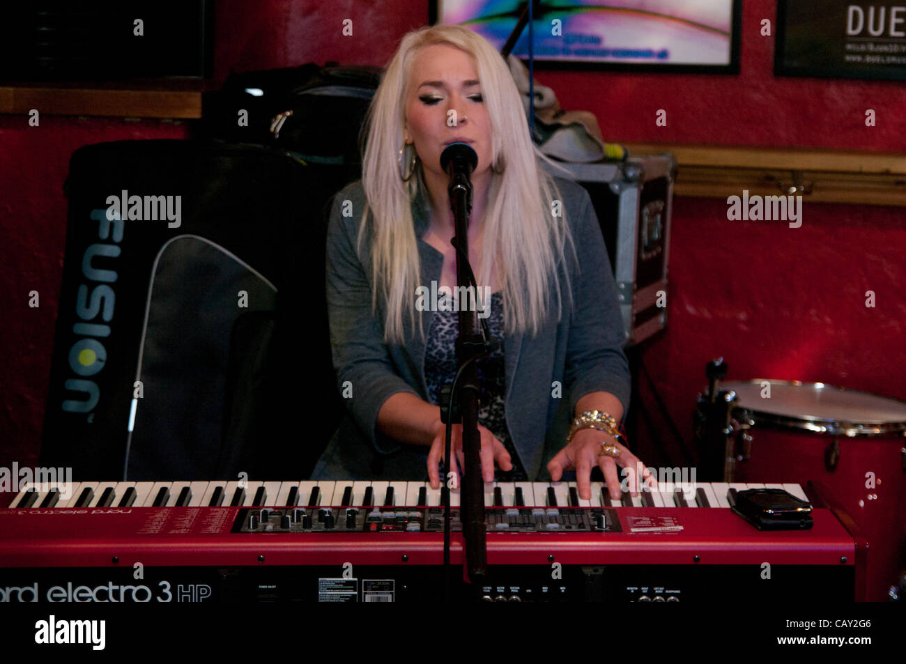 Jen Armstrong performs at Milo's, Live At Leeds, Leeds, England - 05.05 ...