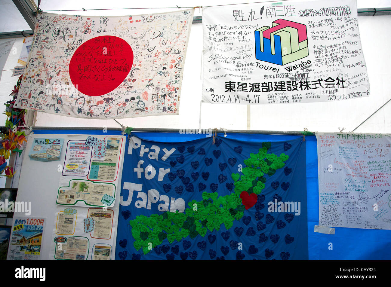 Minamisanriku, Miyagi, Japan - Messages from volunteers at ...