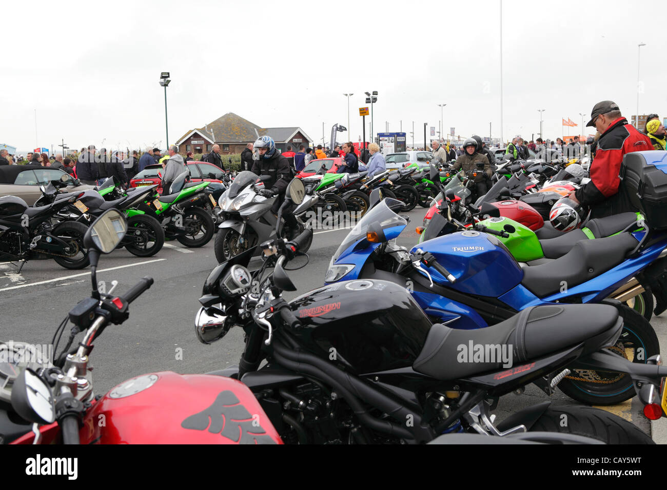 Annual Hastings May Day Bike Run, East Sussex, England Stock Photo - Alamy