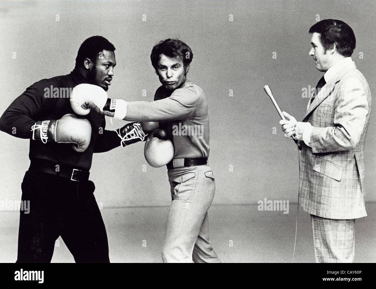 ROBERT CONRAD with Joe Frazier and Mike Douglas on The Mike Douglas ...