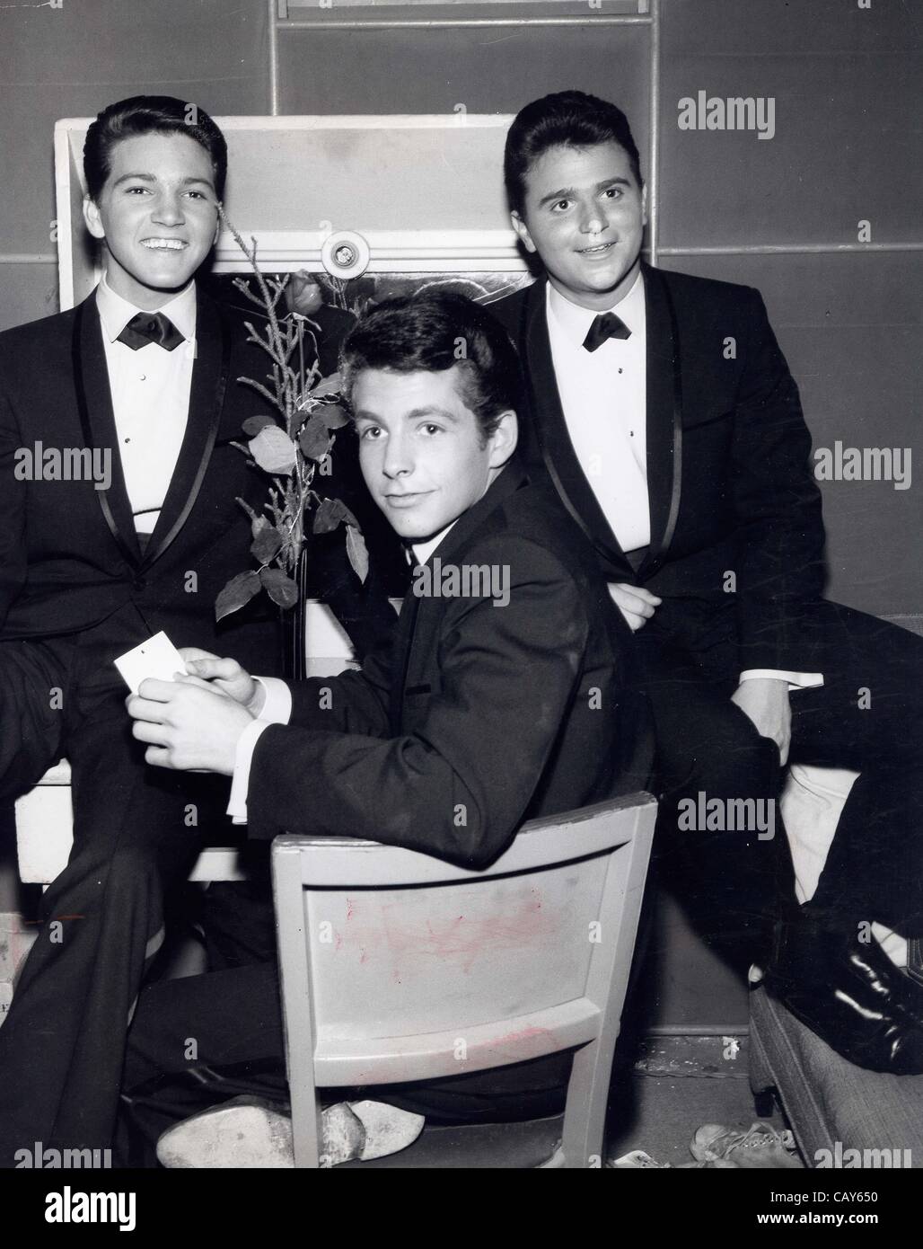 PAUL PETERSEN with Glenn Perry and Darryl Richard on the set of The ...