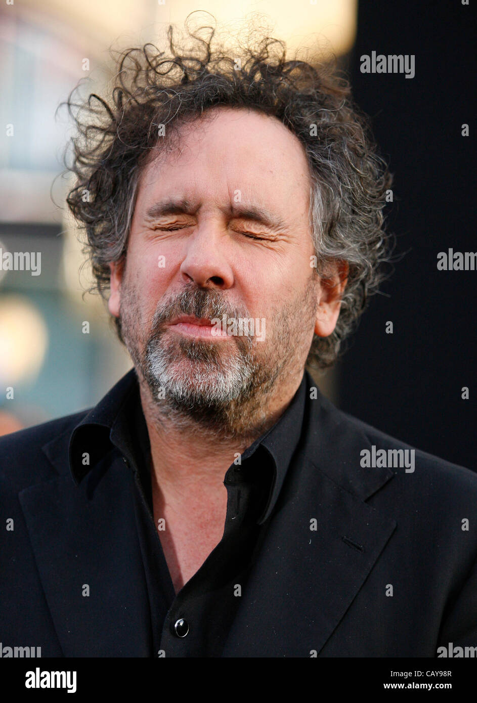 TIM BURTON DARK SHADOWS.LOS ANGELES PREMIERE HOLLYWOOD LOS ANGELES ...