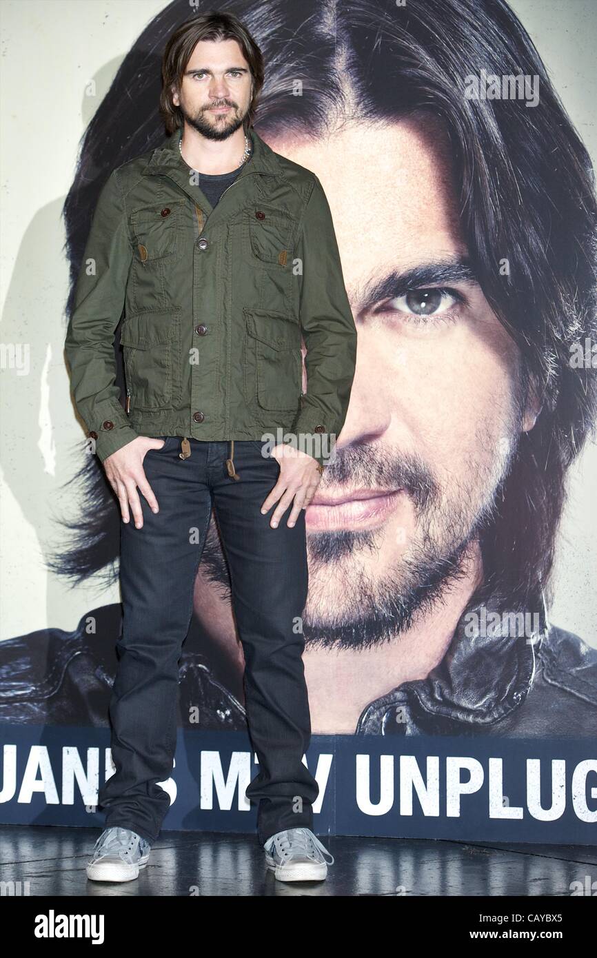 May 8, 2012 - Madrid, Spain - Colombian Singer Juanes attends the ...