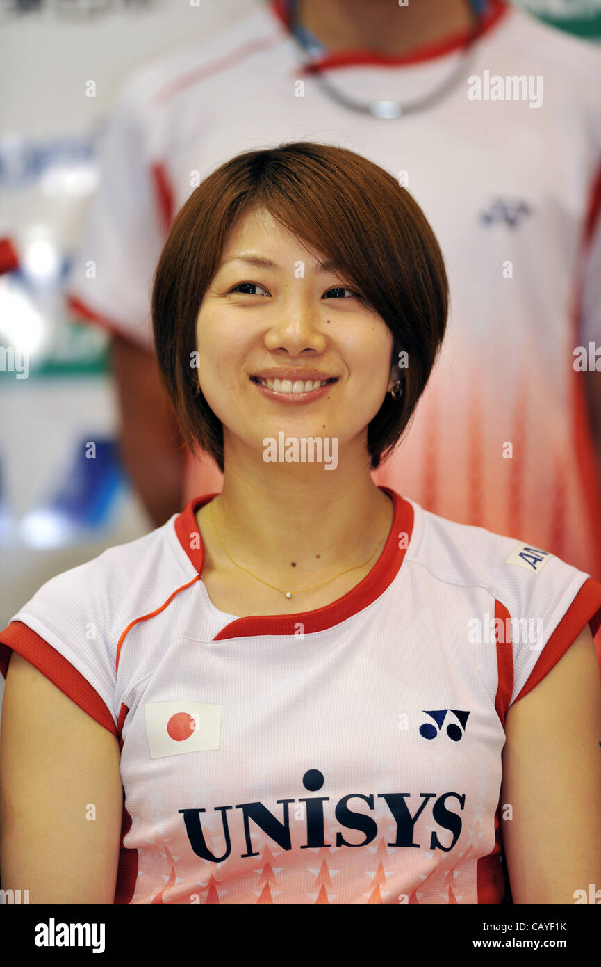 Reiko Shiota (JPN), MAY 8, 2012 - Badminton : Japan National Team during the Press Conference ...