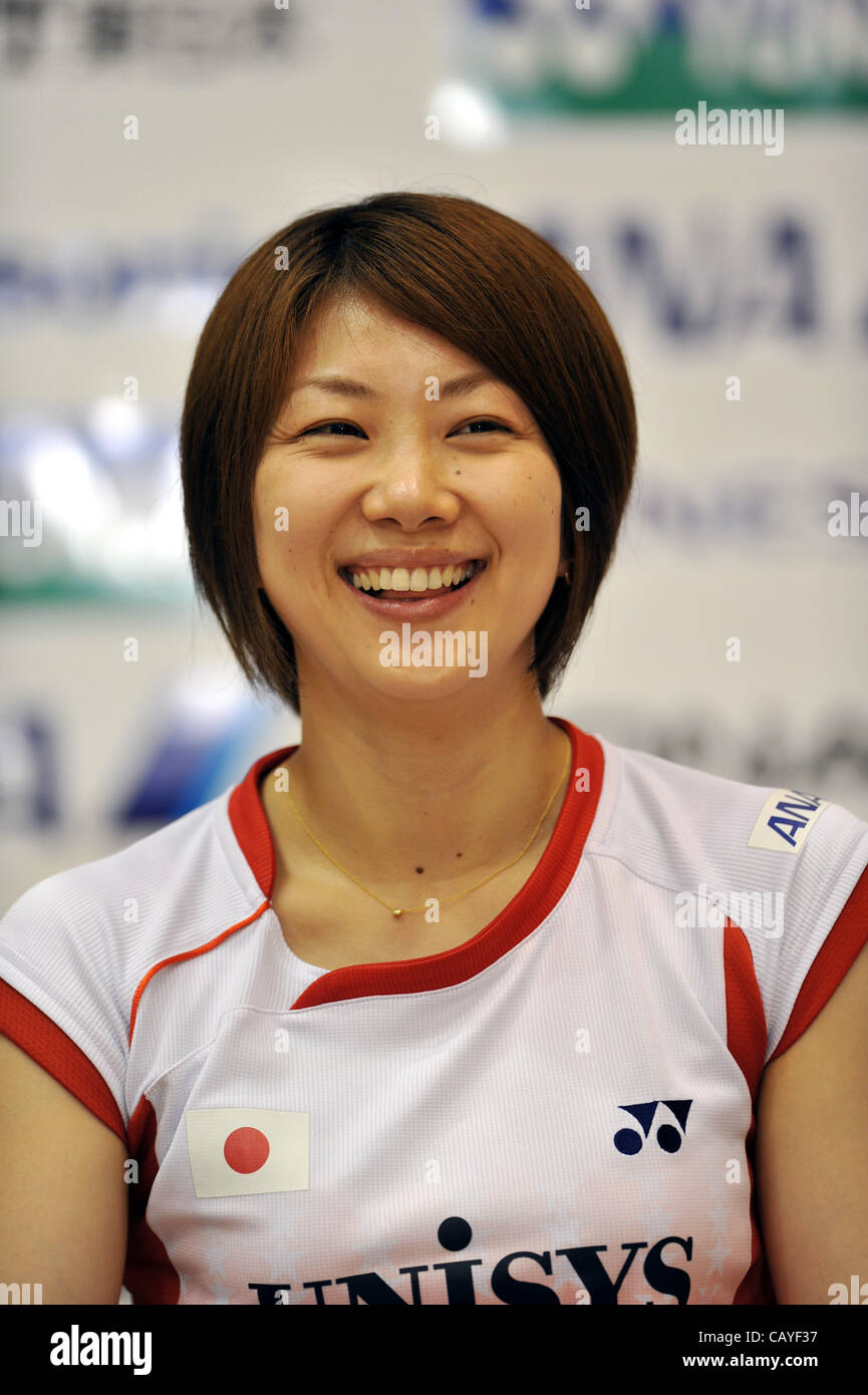Reiko Shiota (JPN), MAY 8, 2012 - Badminton : Japan National Team during the Press Conference ...