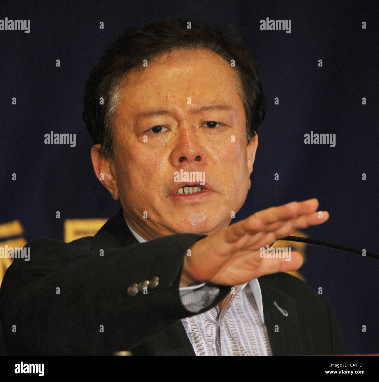 May 9, 2012, Tokyo, Japan - Vice Gov. Naoki Inose of Tokyo Metropolitan ...