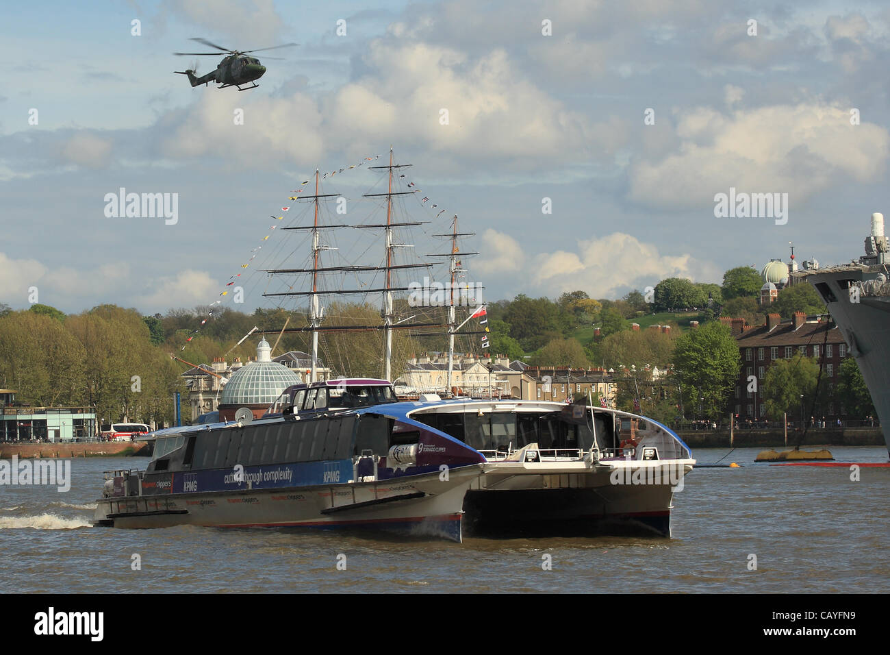 Tuesday 8th May 2012 Army Air Corps Lynx helicopter taking part in ...