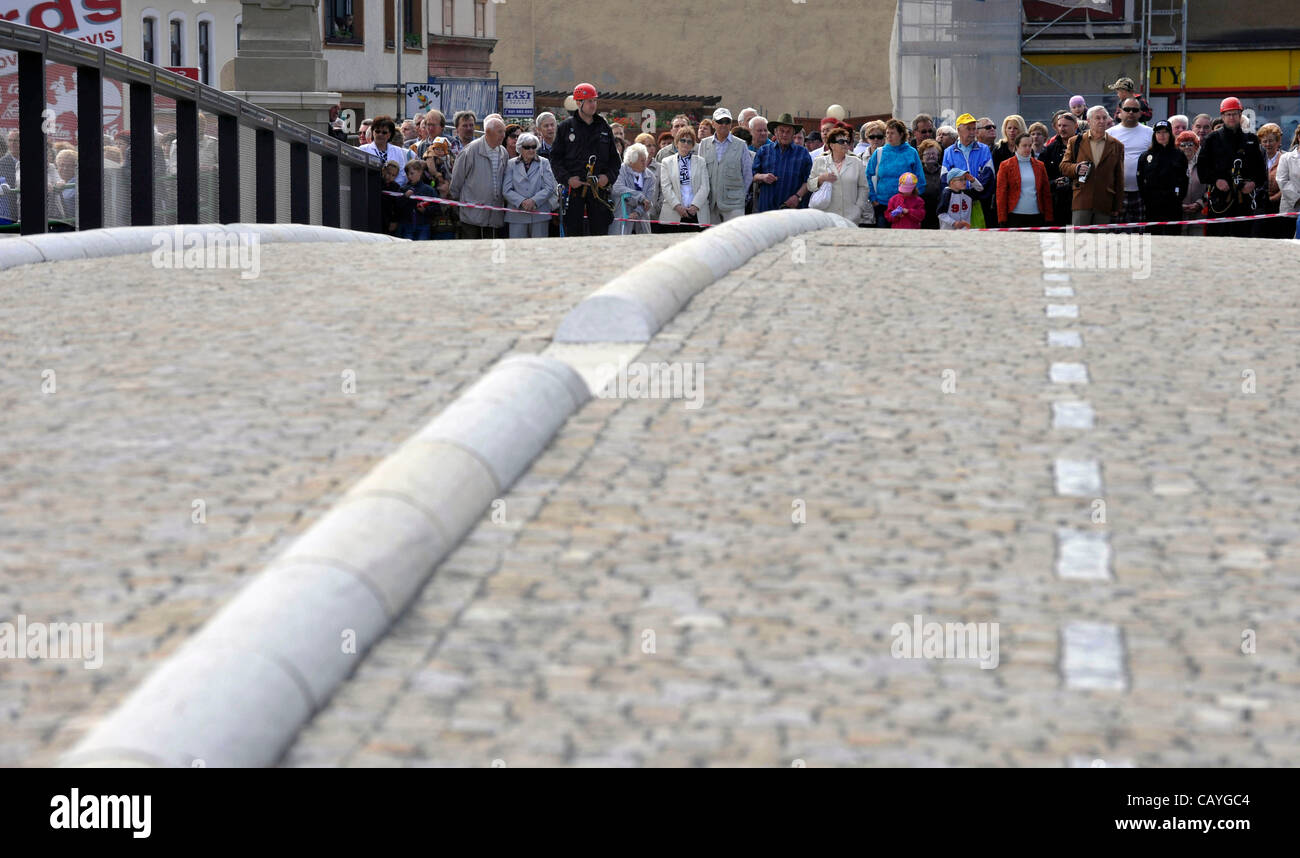 On the 8th of May there was a ceremonial opening of the Tyrsuv bridge ...