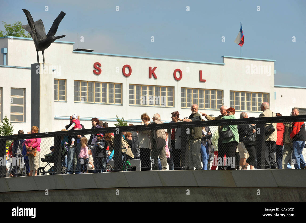 On the 8th of May there was a ceremonial opening of the Tyrsuv bridge ...