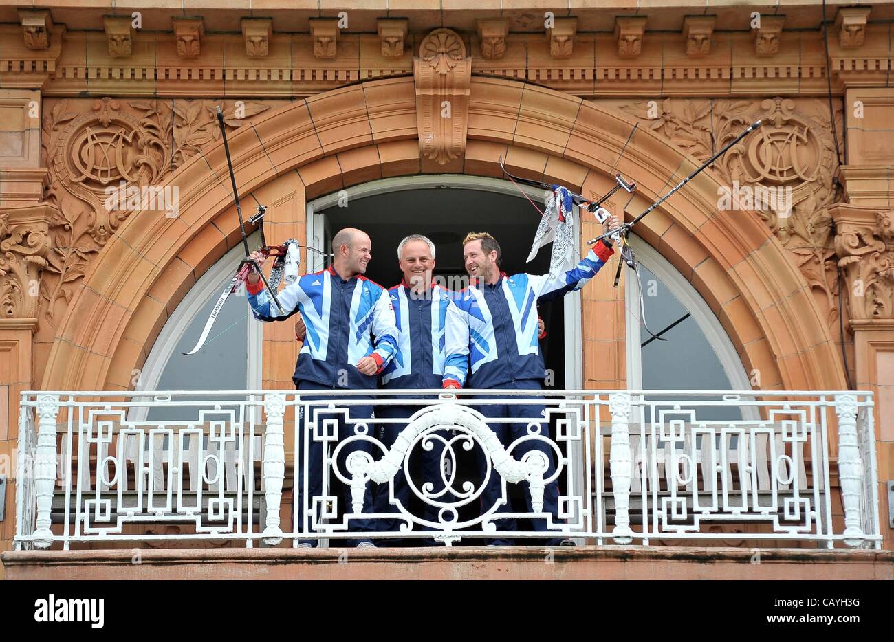 LORDS CRICKET GROUND, LONDON, UK, Wednesday. 09/05/2012. On the England ...