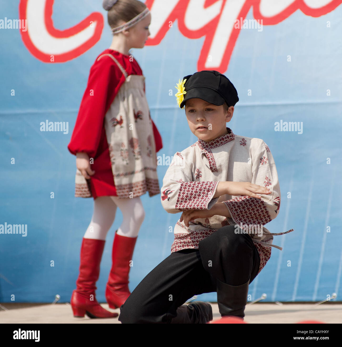 Boy in russian national cap hi-res stock photography and images - Alamy