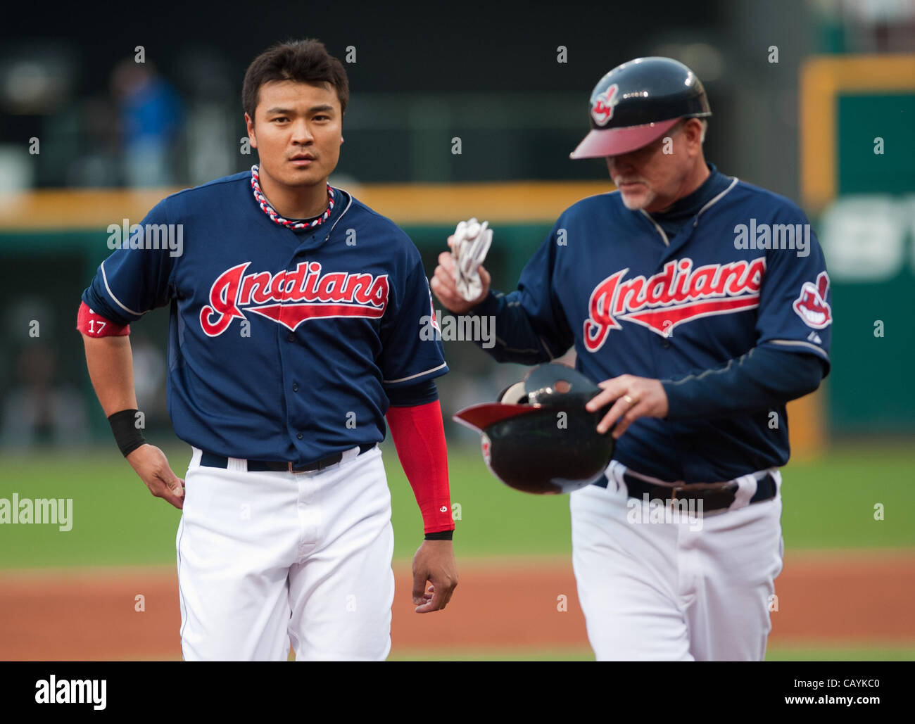 Cleveland indians third base hi-res stock photography and images - Alamy