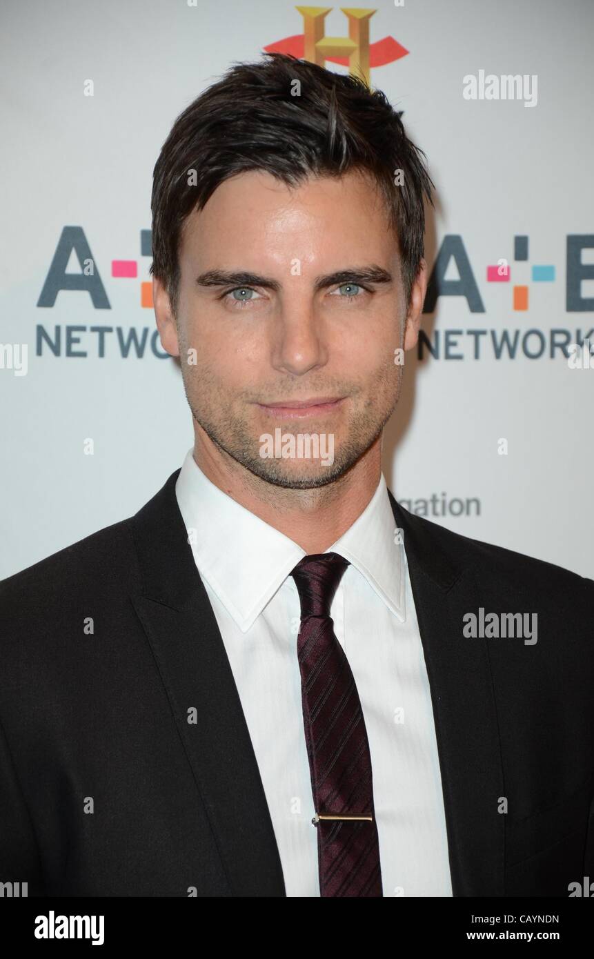 Colin Egglesfield at a public appearance for A+E Television Networks ...