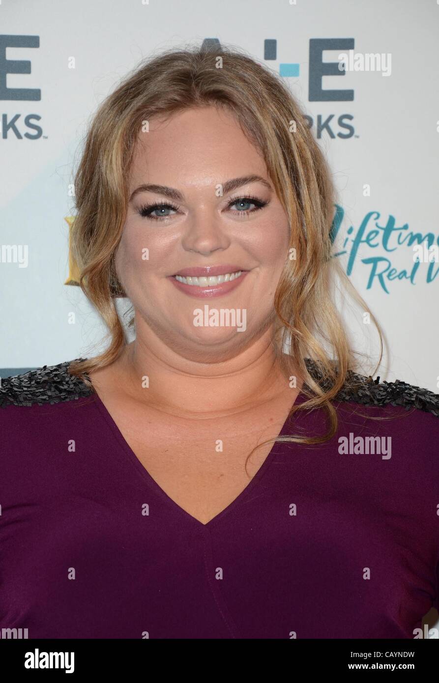 Rebecca Field at a public appearance for A+E Television Networks ...