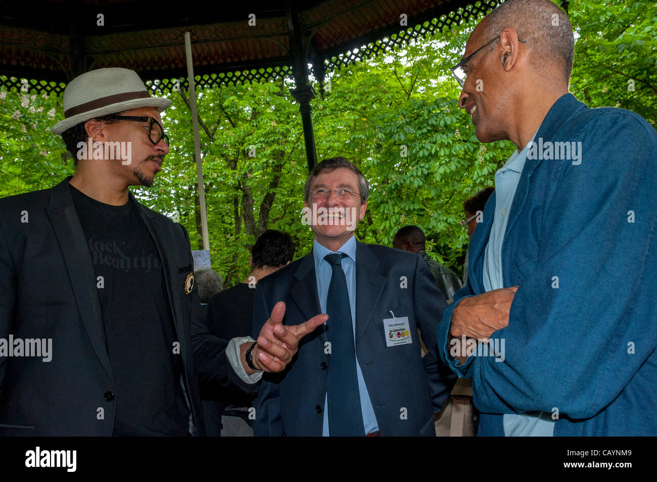 Paris, France, Small Group of People, at Ceremony of the "End of ...