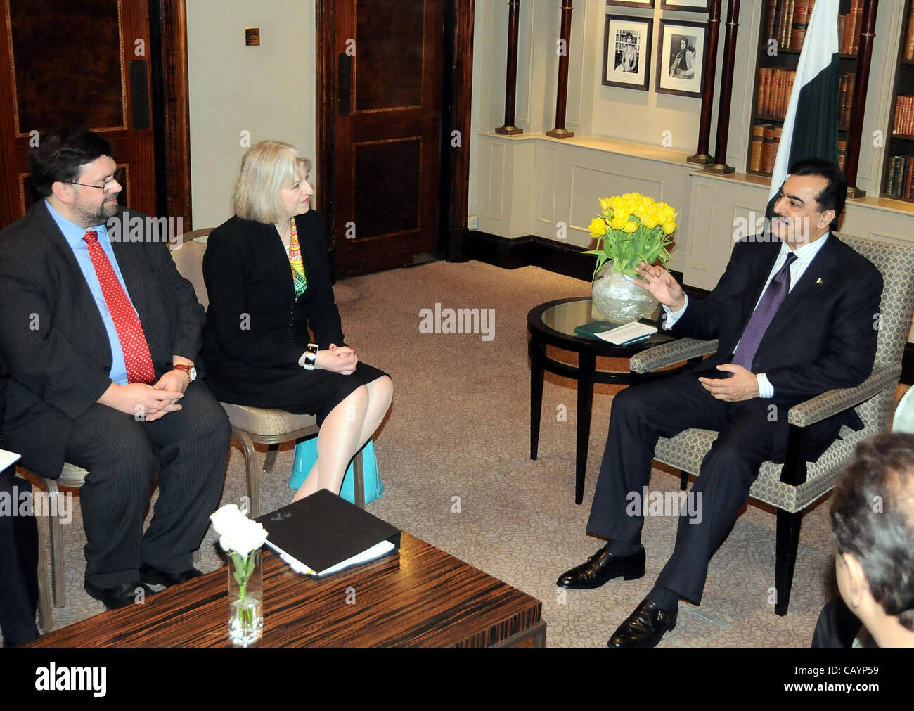 Pakistan prime minister syed yousuf raza hi-res stock photography and ...