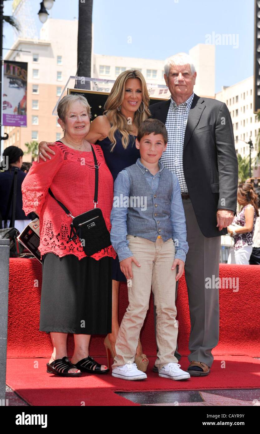 Ellen K., family at the induction ceremony for Star on the Hollywood ...