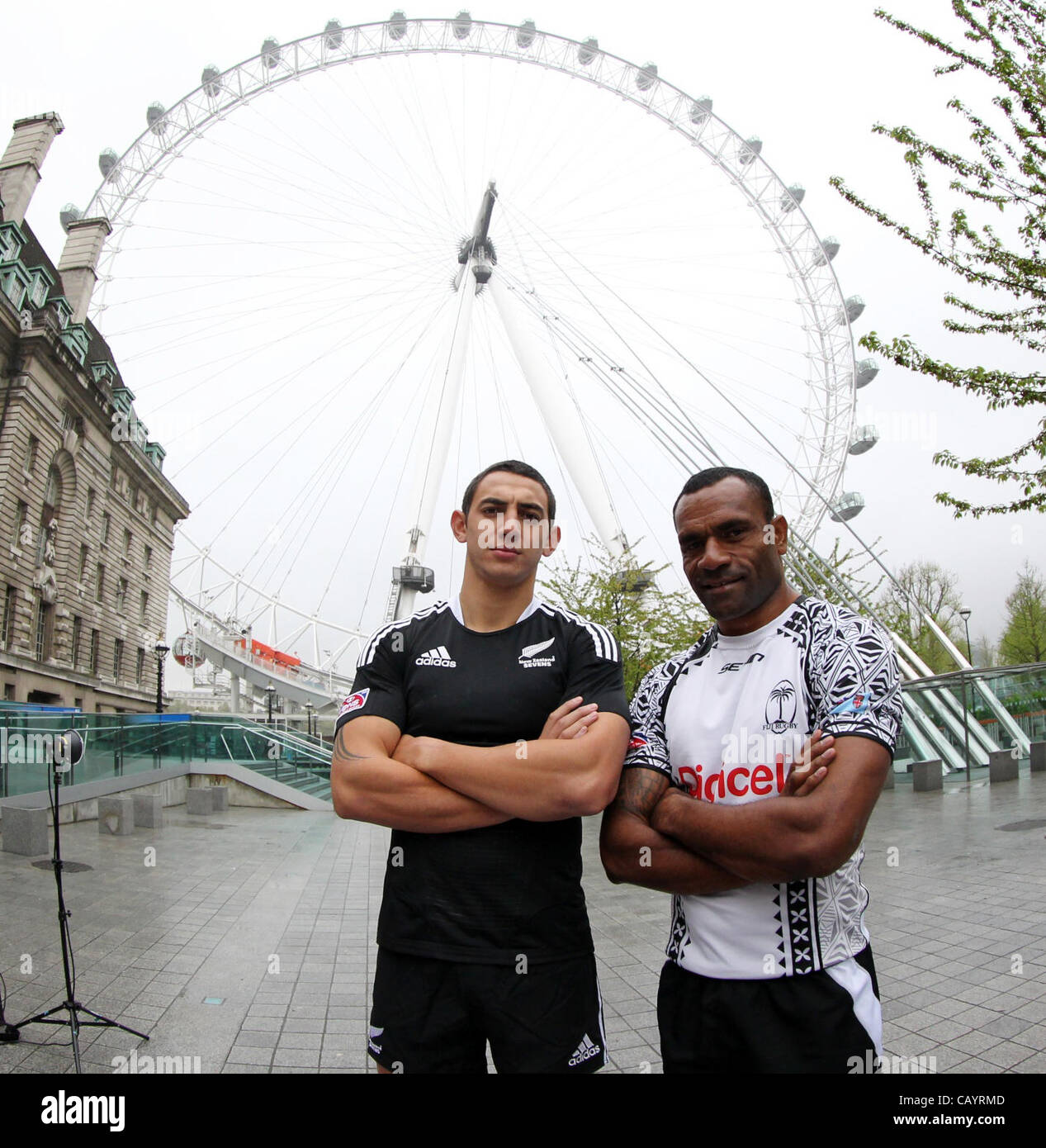 09.05.2012. London, England. Setefano Cakau and Bryce Heen at London ...
