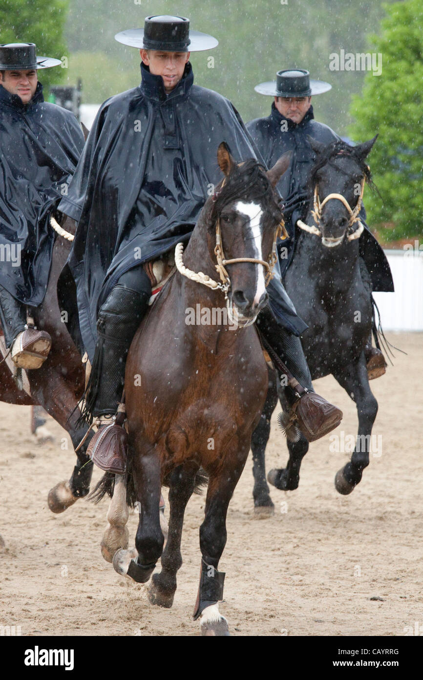 Thursday 10th May 2012. A Huasos cowboy equestrian team from Chile ...