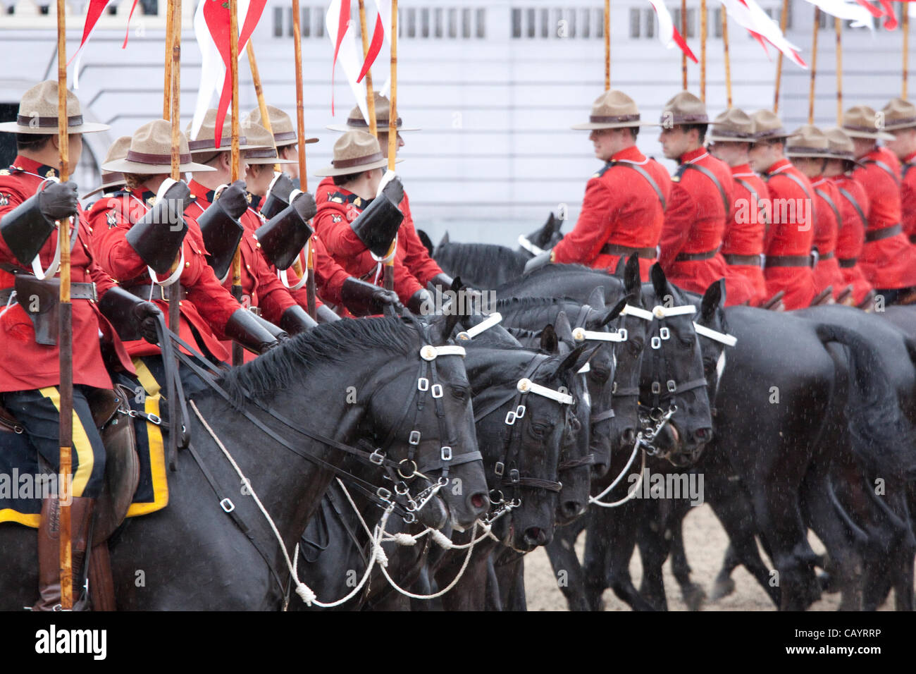 Thursday 10th May 2012. The Royal Canadian Mounted Police (Mounties ...