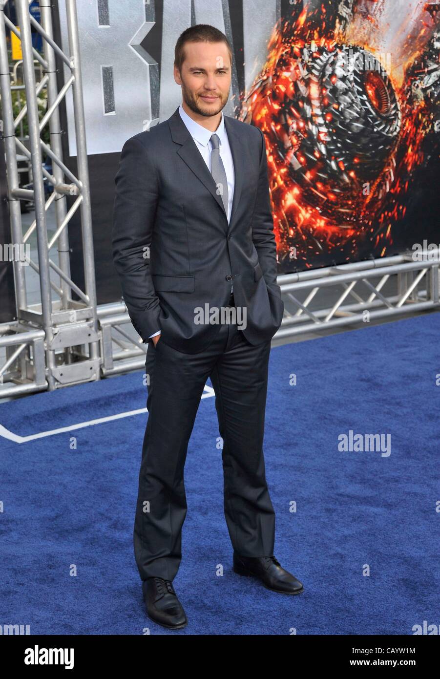 Taylor Kitsch at arrivals for BATTLESHIP Premiere, Nokia Theatre at L.A ...