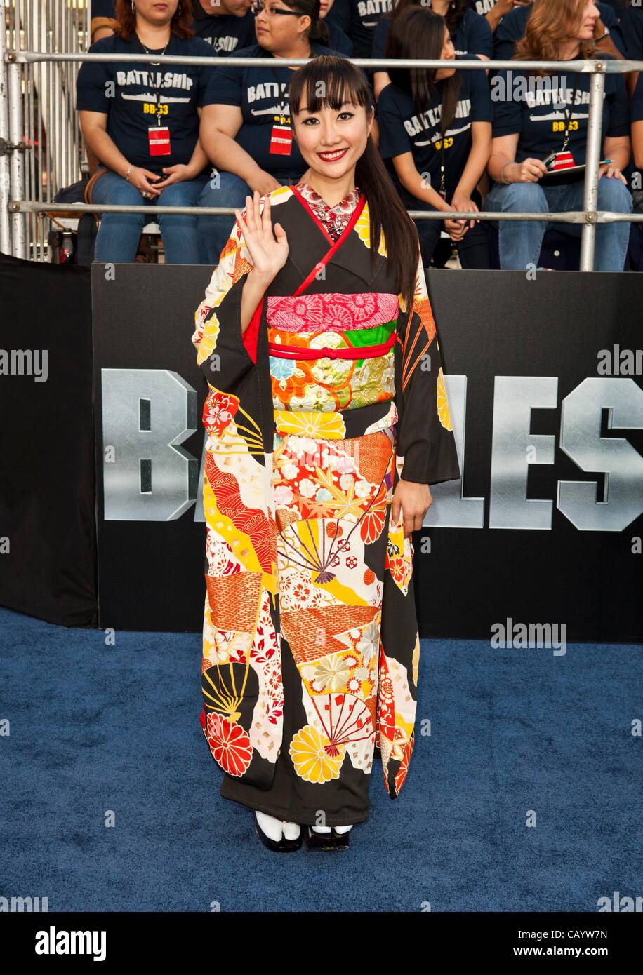 Leni Ito at arrivals for BATTLESHIP Premiere, Nokia Theatre at L.A ...