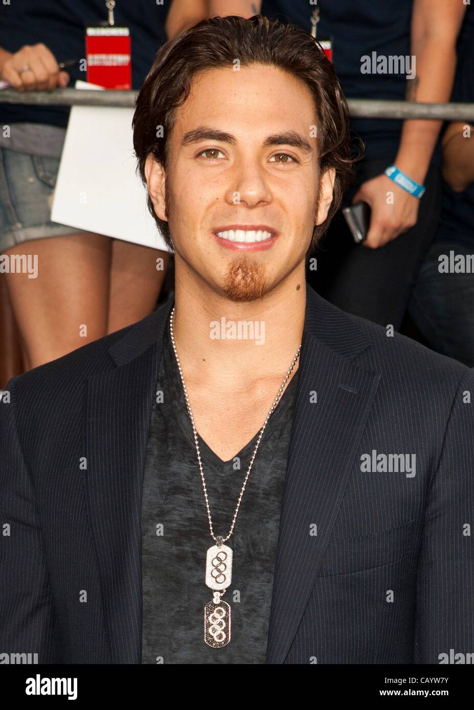 Apolo Ohno at arrivals for BATTLESHIP Premiere, Nokia Theatre at L.A ...
