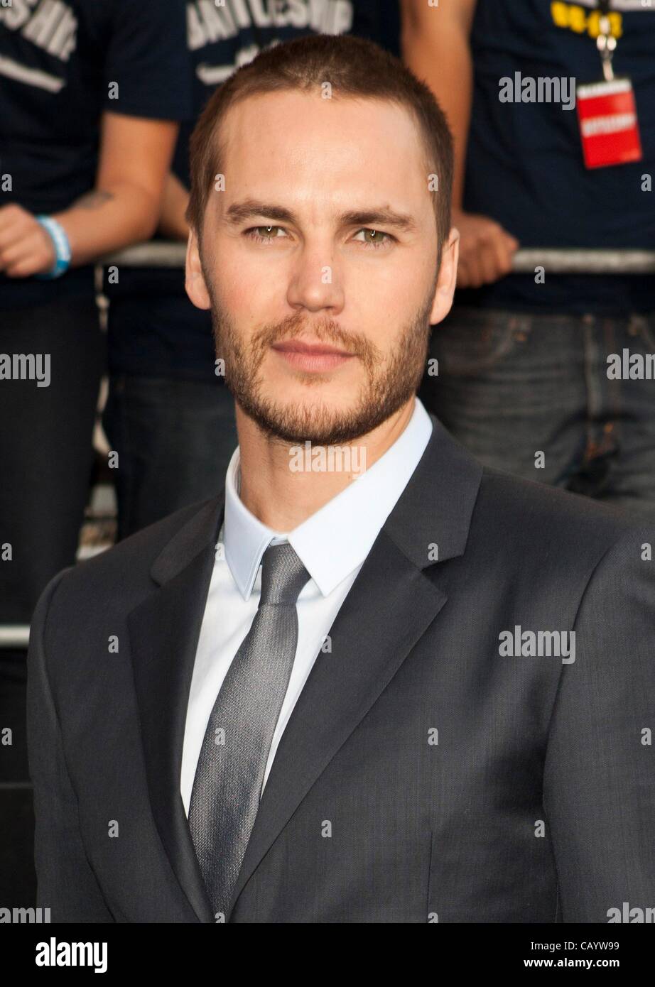 Taylor Kitsch at arrivals for BATTLESHIP Premiere, Nokia Theatre at L.A ...