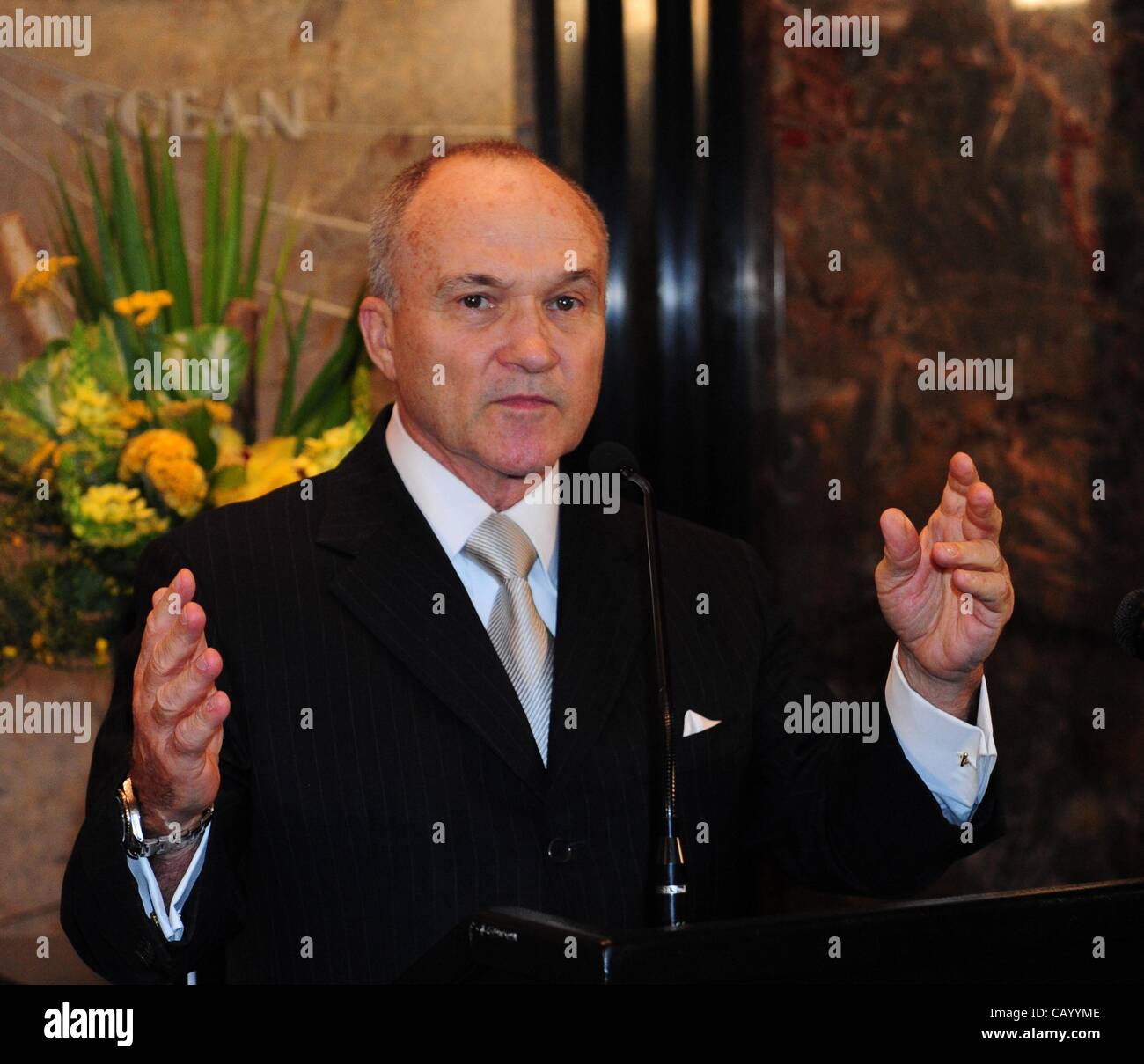 May 11, 2012 - Manhattan, New York, U.S. - Police Commissioner RAYMOND ...