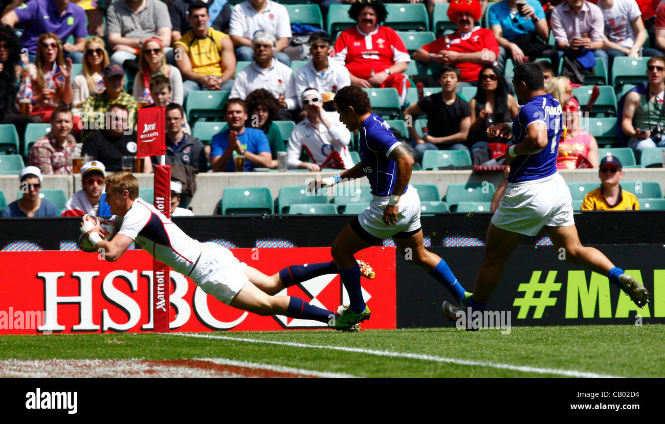 12.05.12 Twickenham, London, ENGLAND: Colin Hawley of United States of ...