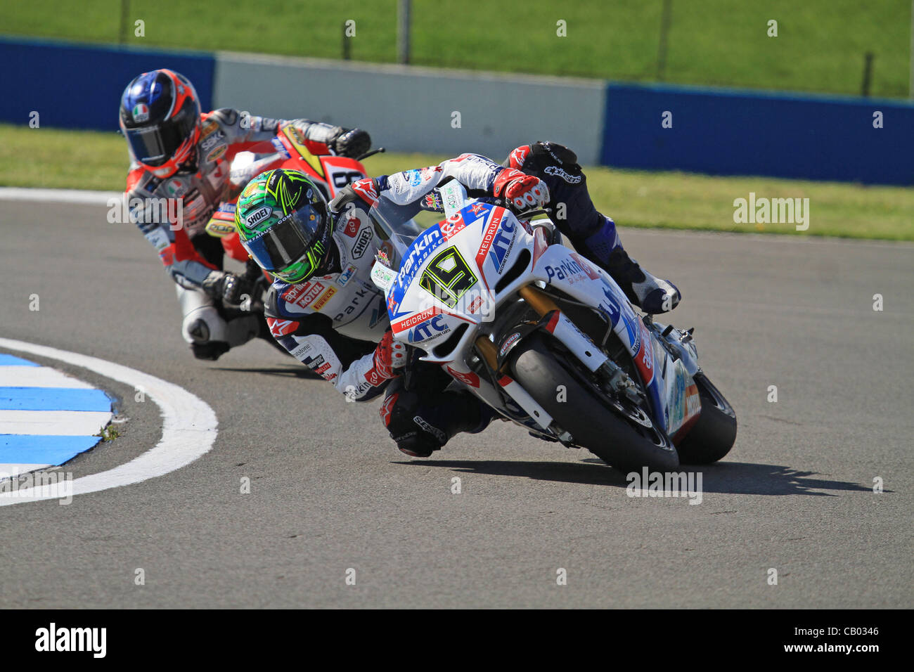 UK. 12.05.2012. Donington Park, England. Chaz Davis rides a Aprilia ...