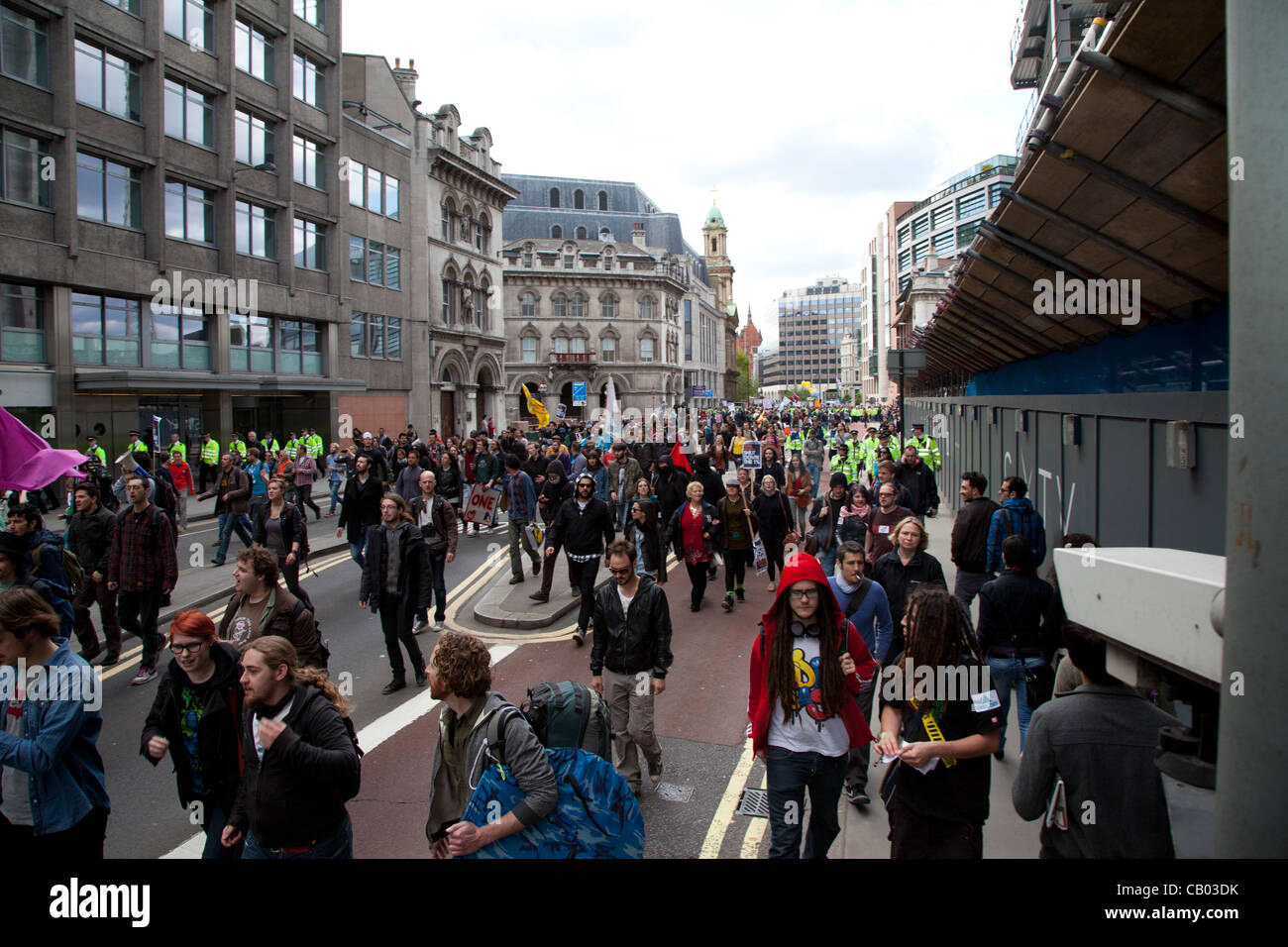 London, UK. 12 May 2012 Members of the occupy London movement and other ...