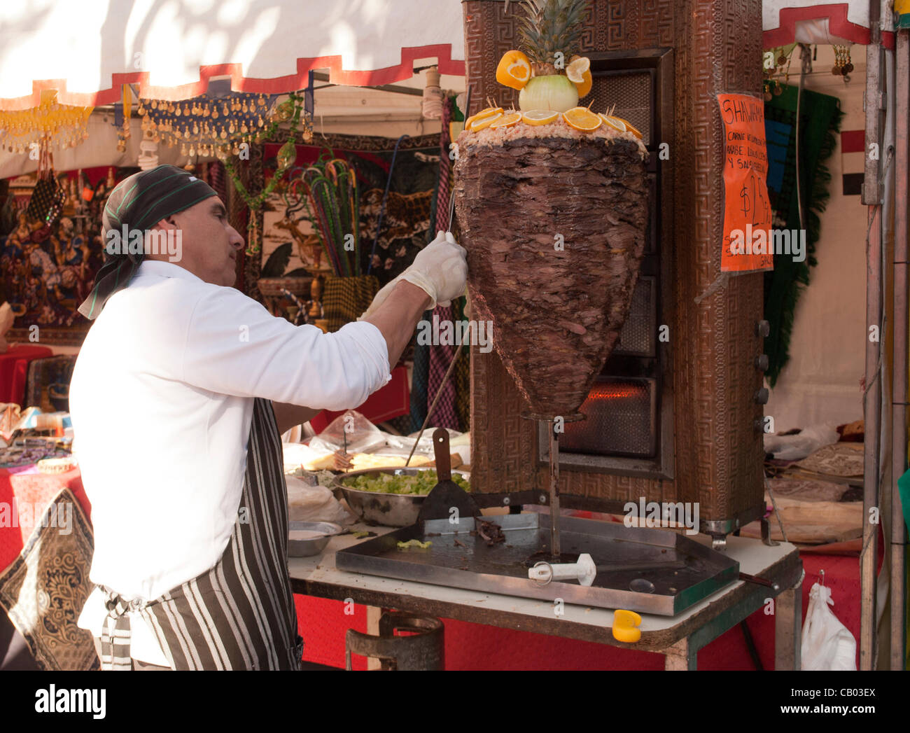 Shawarma stand hi-res stock photography and images - Alamy
