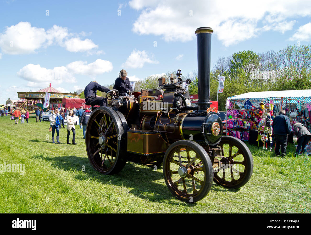 Steam engines on display for everyone to see at the stotfold mill steam ...