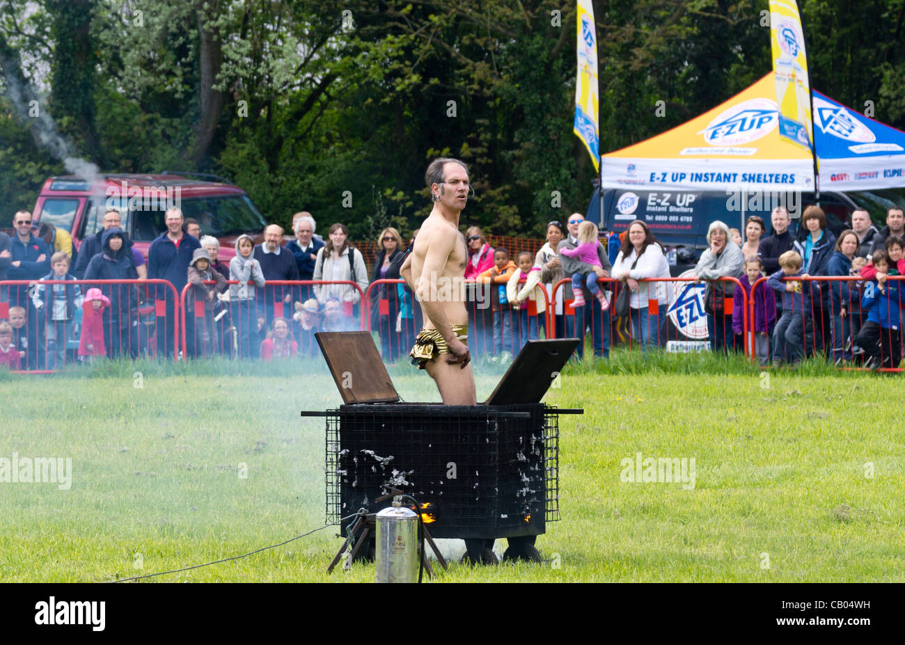 Joesph Peace Fire show at the Stotfold Mill steam fair and country show ...