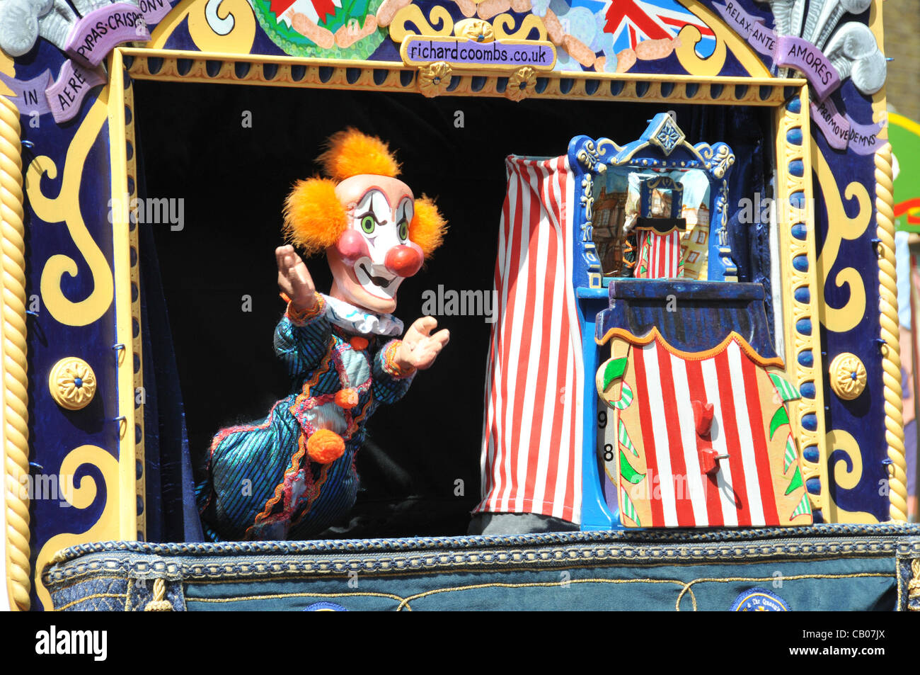 Joey the clown appears in Punch and Judy booth with his own Punch and ...