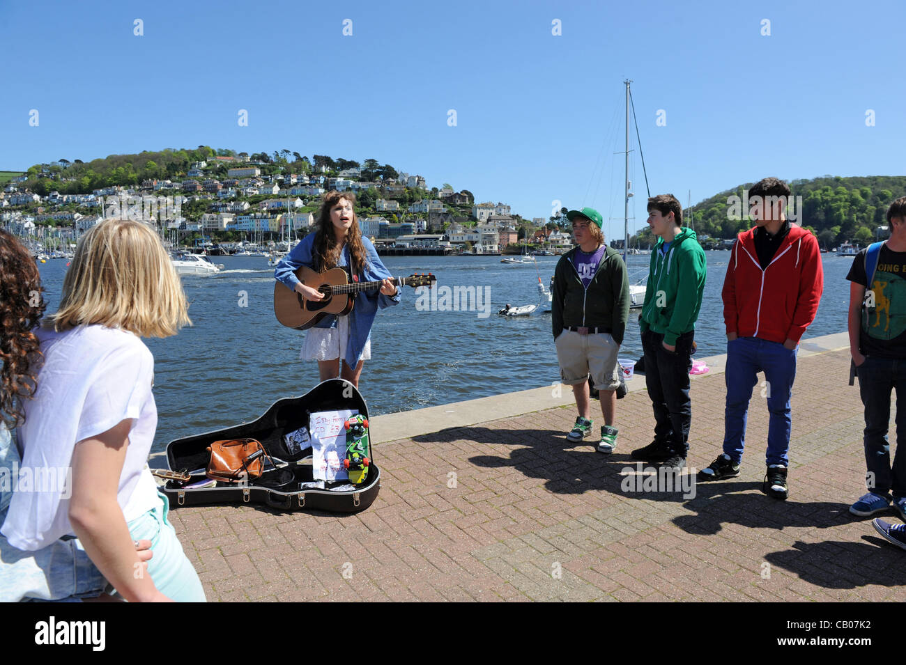 The Dart Music Festival in Dartmouth with 15 year old Issy Ferris ...